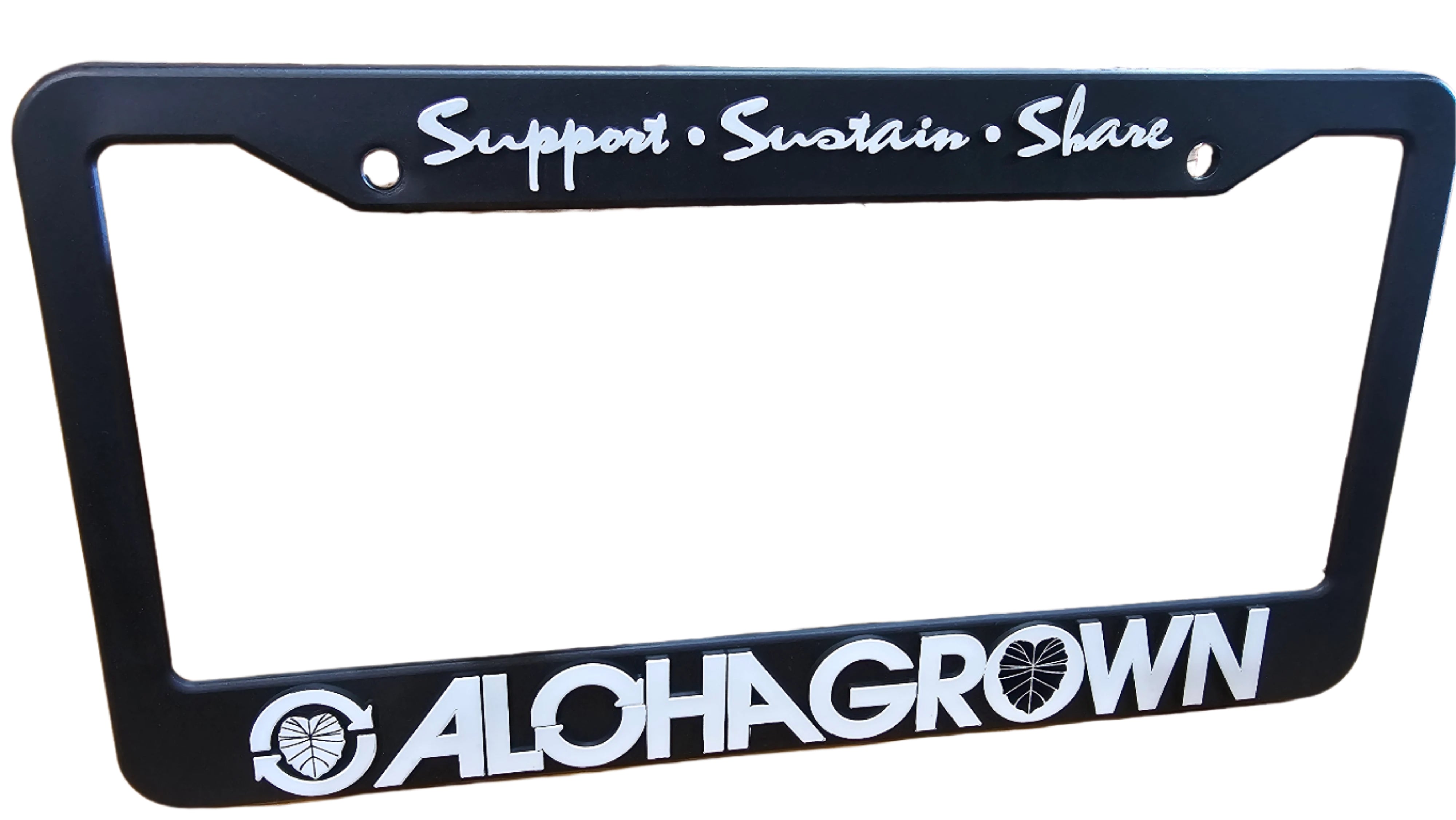AG SSS LICENSE PLATE COVER – Aloha Grown